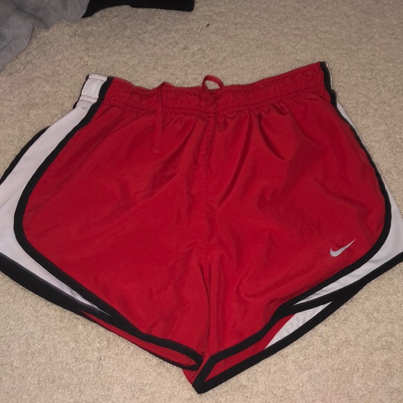 Nike | Shorts | Nike Red Running Shorts | Poshmark